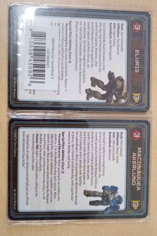 BattleTech: Mechwarrior Card Pack II, 5,99