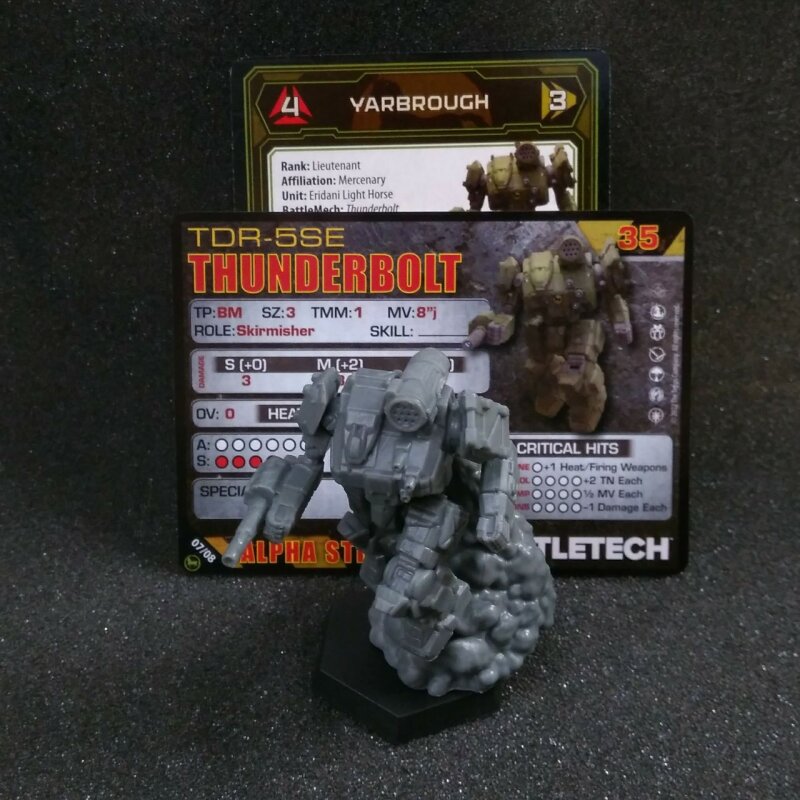 Solo Mech: Inner Sphere 65T Thunderbolt 5SE/C2, 8,00